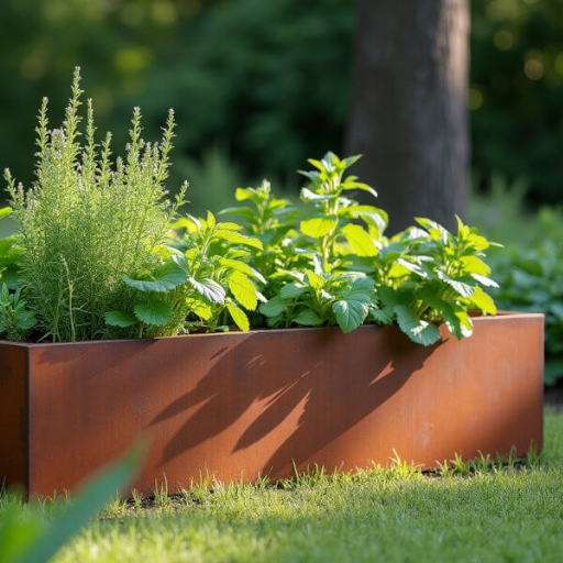 Hochbeete aus Cortenstahl – Modern & Wetterfest | GARTENSTAHL