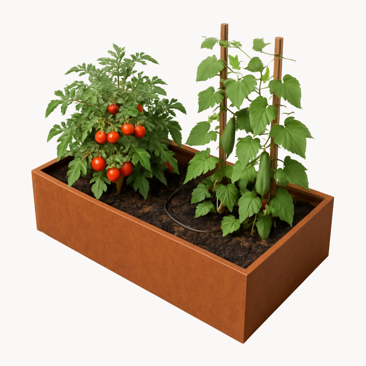 Hochbeete aus Cortenstahl – Modern & Wetterfest | GARTENSTAHL