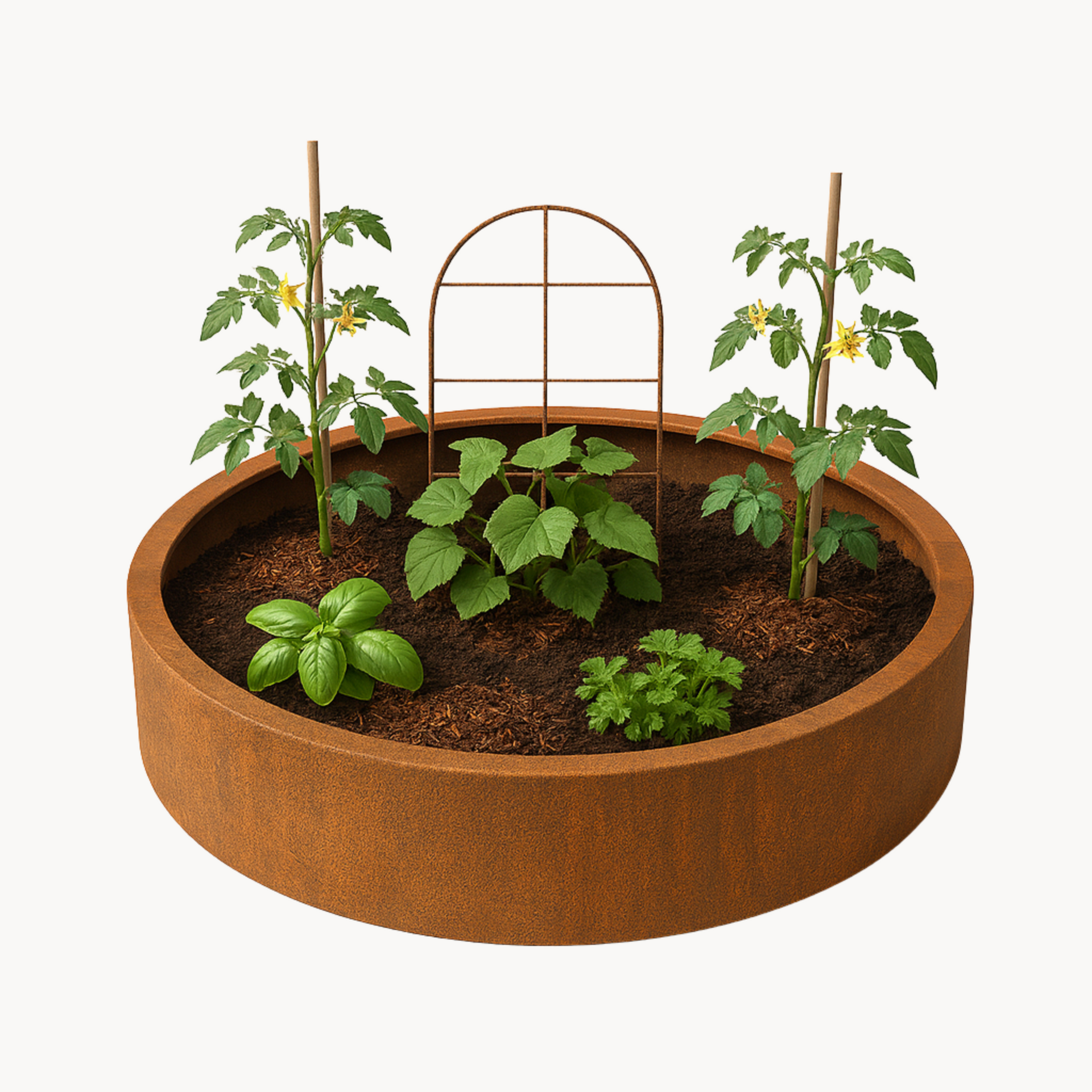Hochbeete aus Cortenstahl – Modern & Wetterfest | GARTENSTAHL
