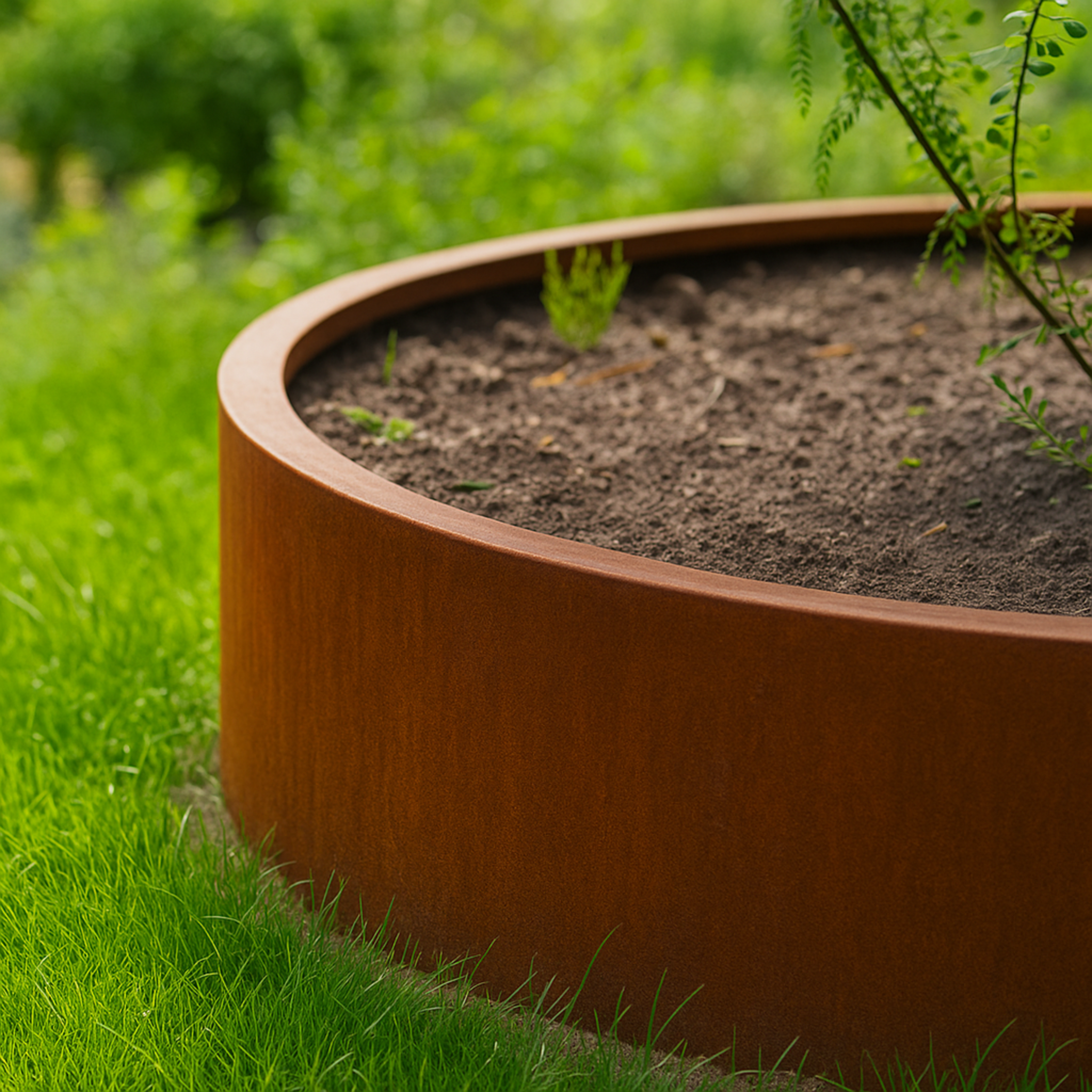 Hochbeete aus Cortenstahl – Modern & Wetterfest | GARTENSTAHL